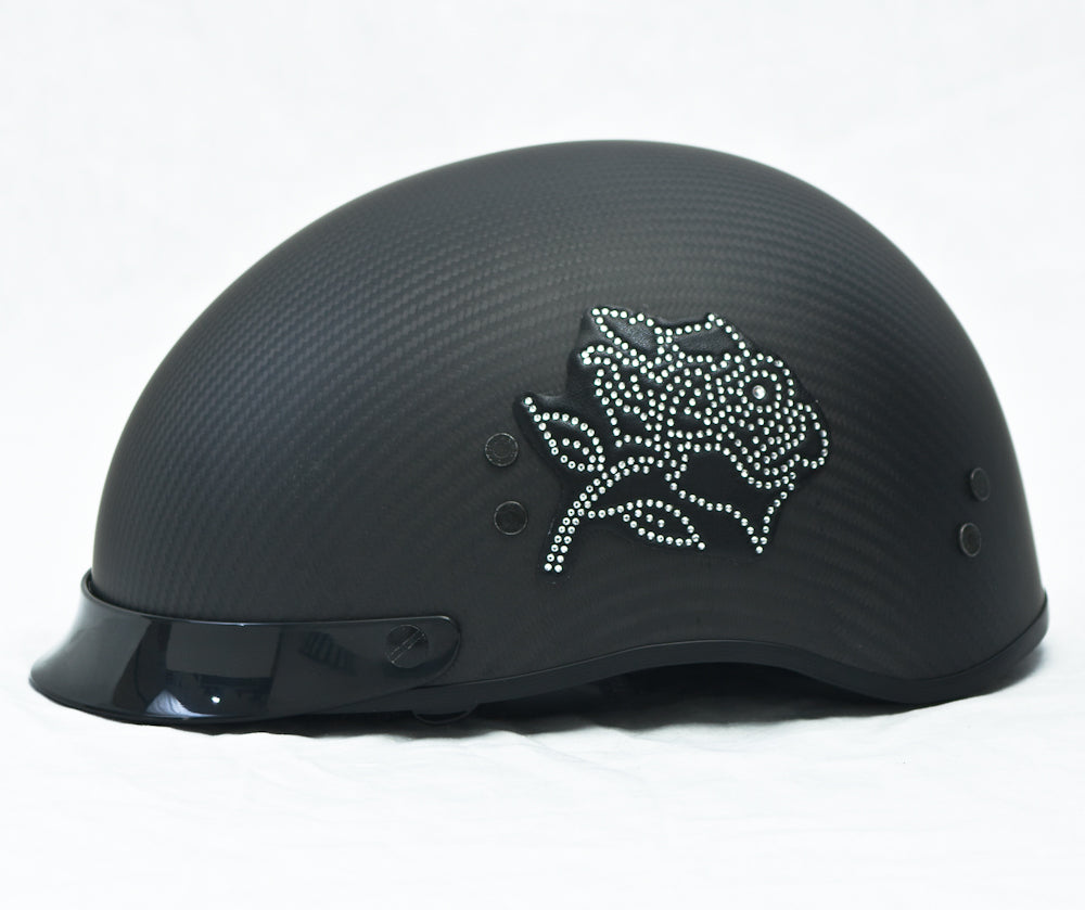 Rhinestone Helmet Patch Rose – Warhawk Customs