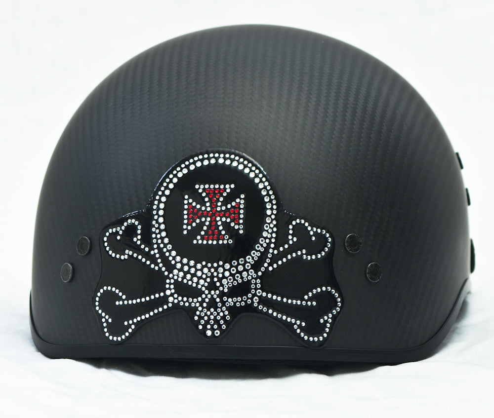 Rhinestone Helmet Patch Skull – Warhawk Customs