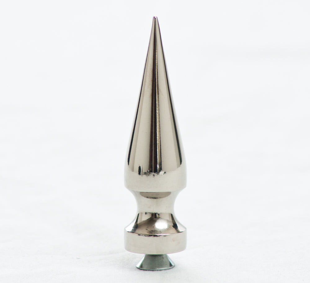 Screw On 2 3/4" Chrome Plated Aluminum Spike – Warhawk Customs