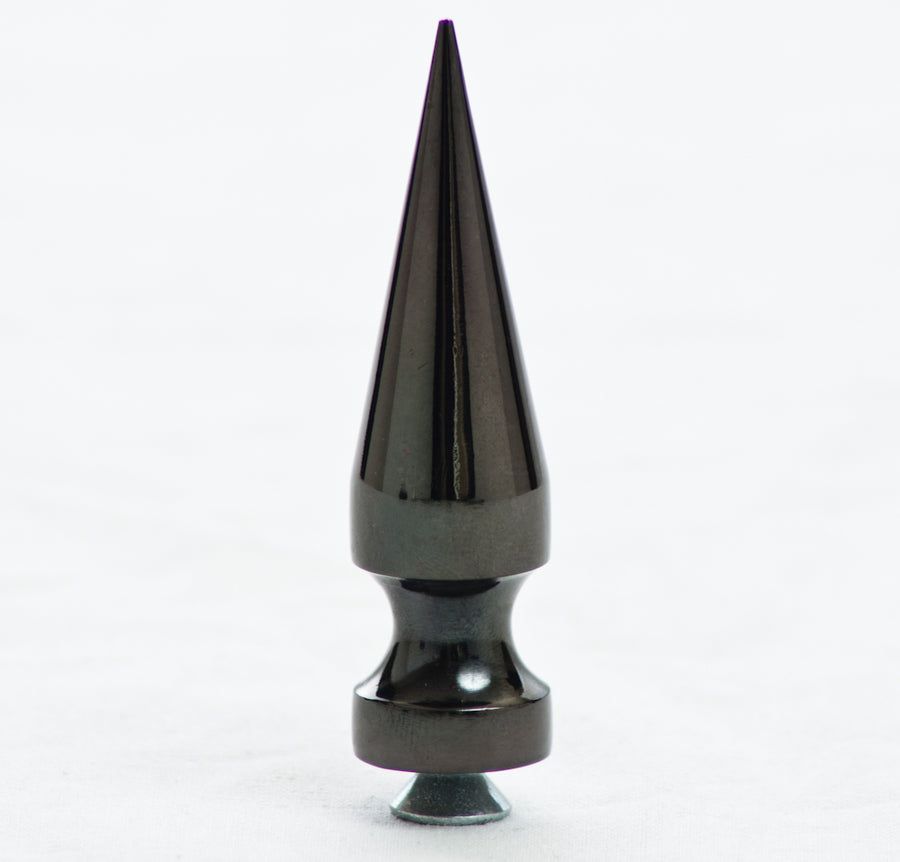 Screw-On 2 3/4" Gloss Black Powder Coated Aluminum Spike – Warhawk Customs